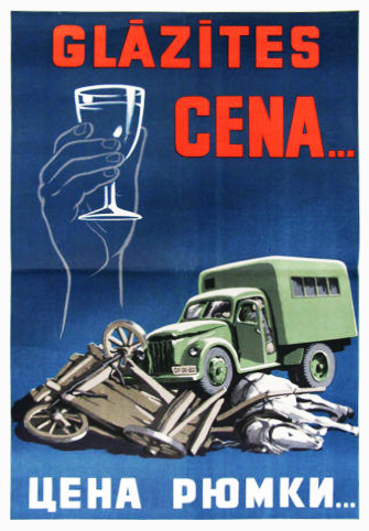 More Soviet Anti Drunk Driving Posters