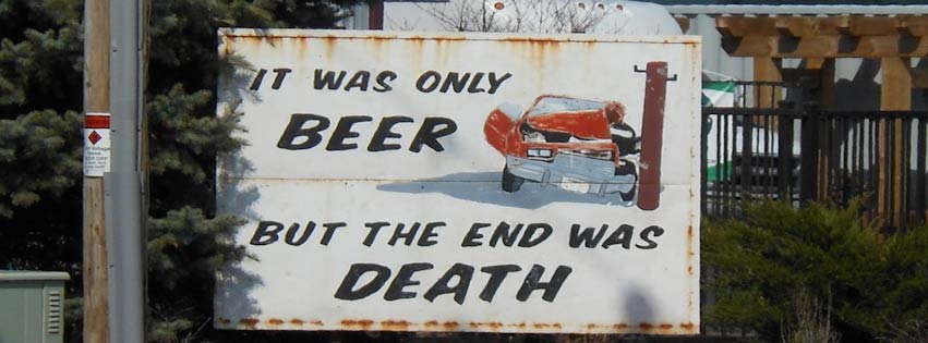 50 Years On, a Dramatic Sign Warns About Wisconsin Drunk Driving